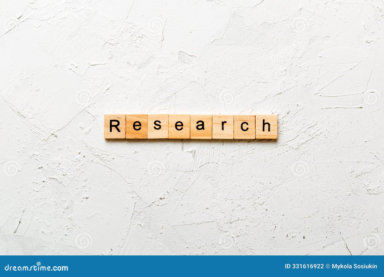 Research Word Written on Wood Block. Research Text on Table, Concept ...