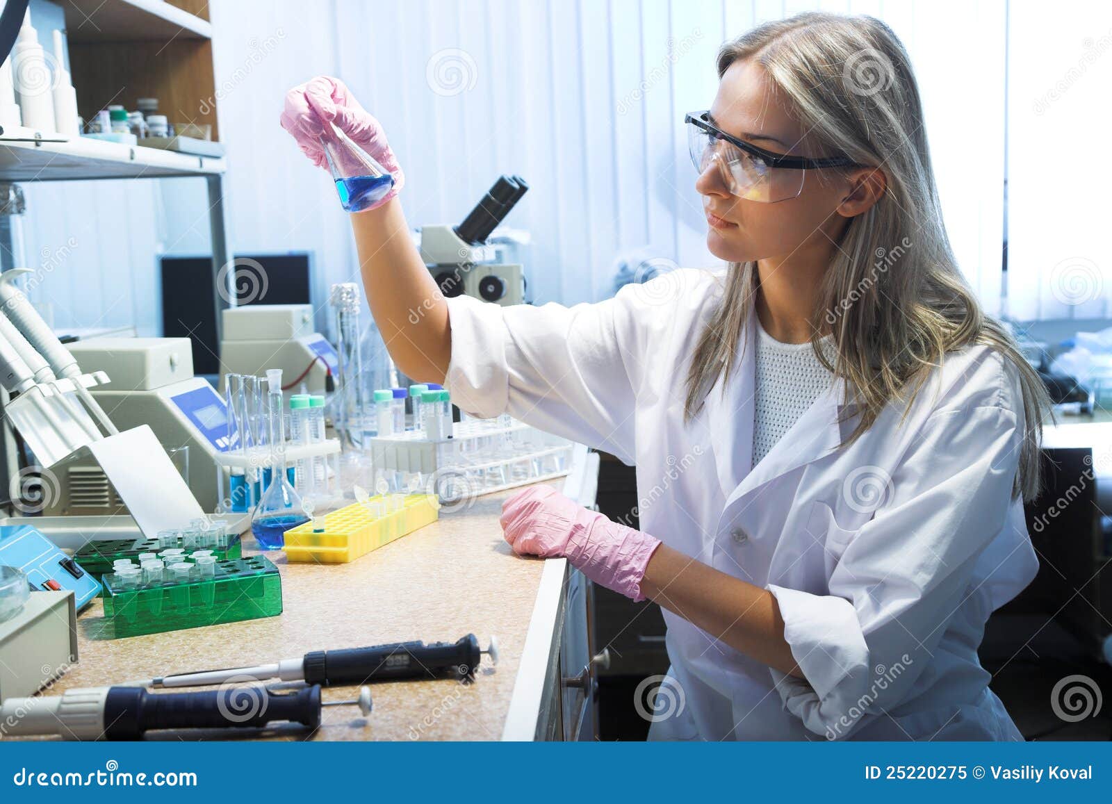 Researcher stock image. Image of clean, medicine, girl - 25220275