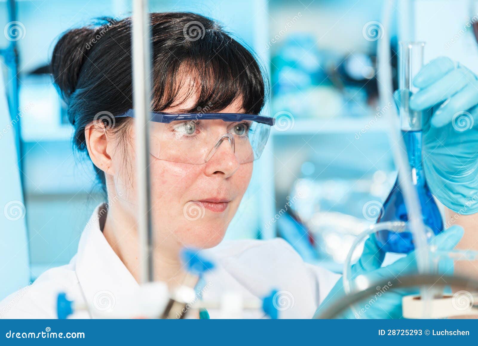 Researcher stock image. Image of tube, chemical, healthy - 28725293