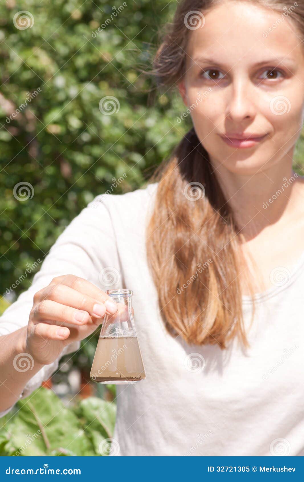 Researcher Testing the Water Quality Stock Image - Image of experiment ...