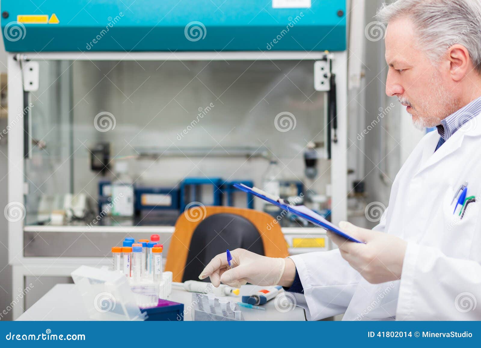 Researcher at Work in a Laboratory Stock Photo - Image of applied ...