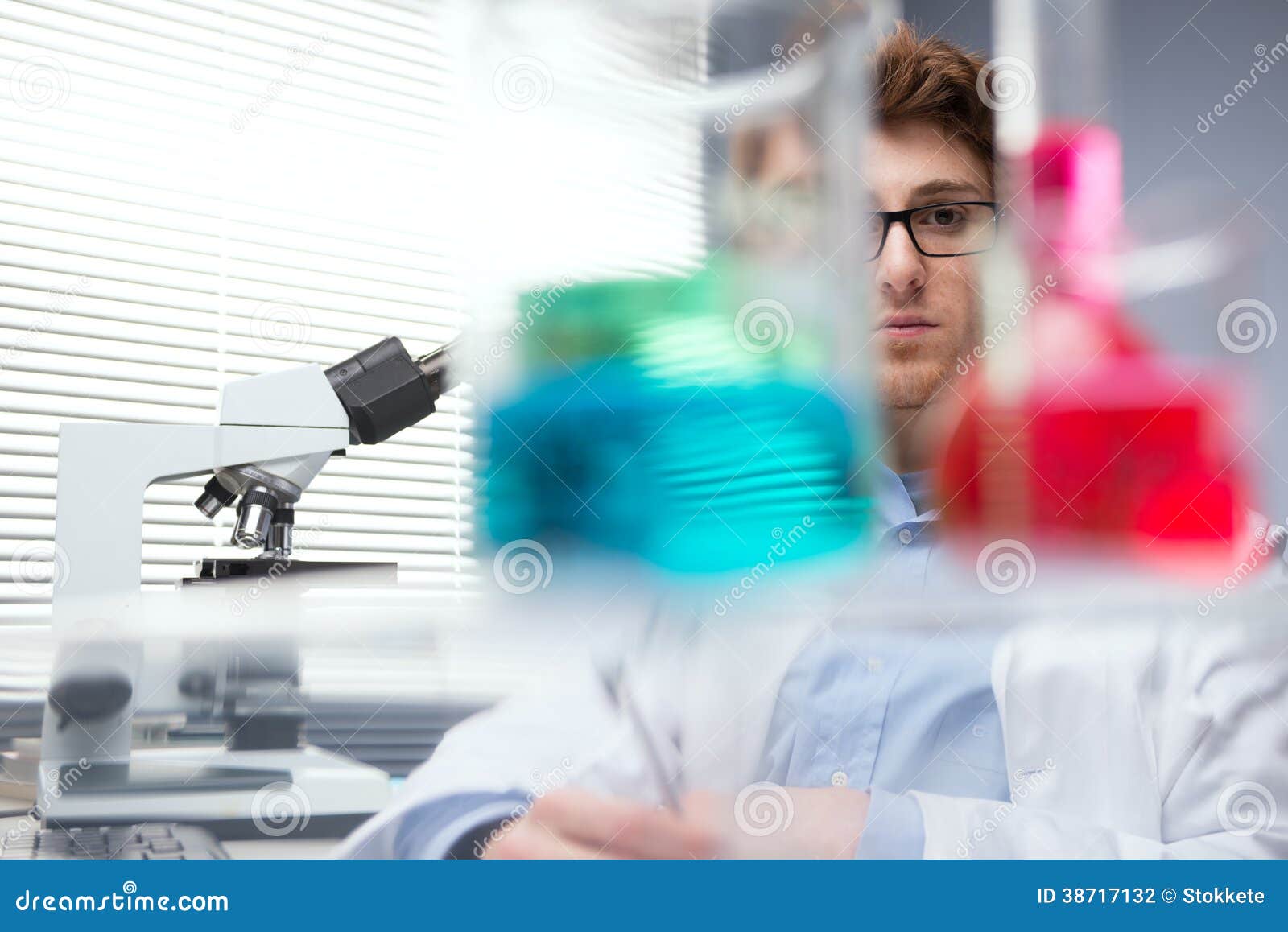 Researcher at work stock photo. Image of science, technician - 38717132