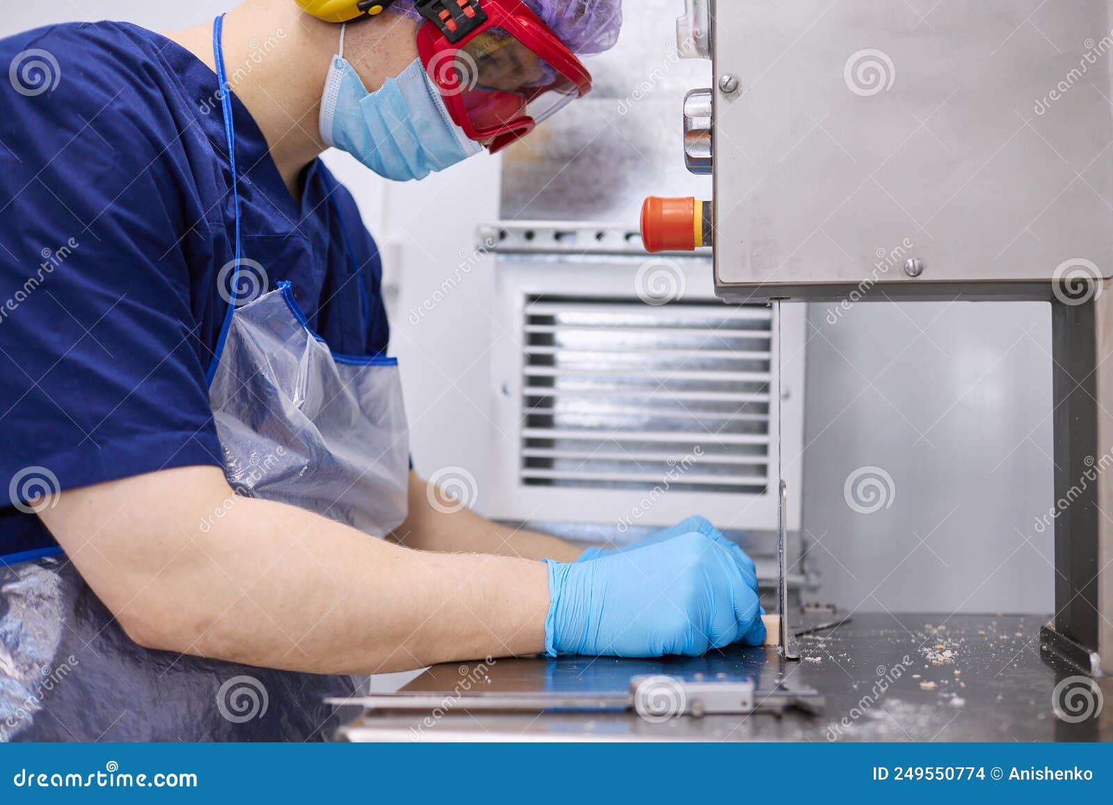 A Researcher Works with Materials for Experiments Stock Photo - Image ...