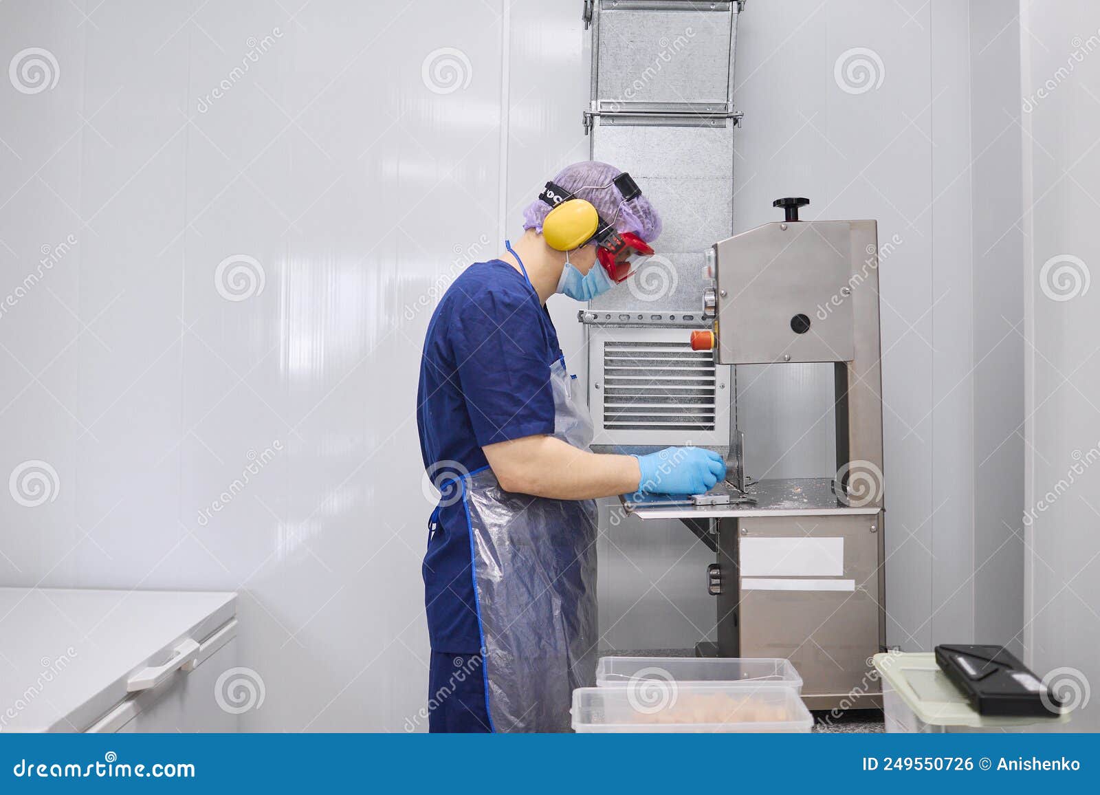A Researcher Works with Materials for Experiments Stock Photo - Image ...