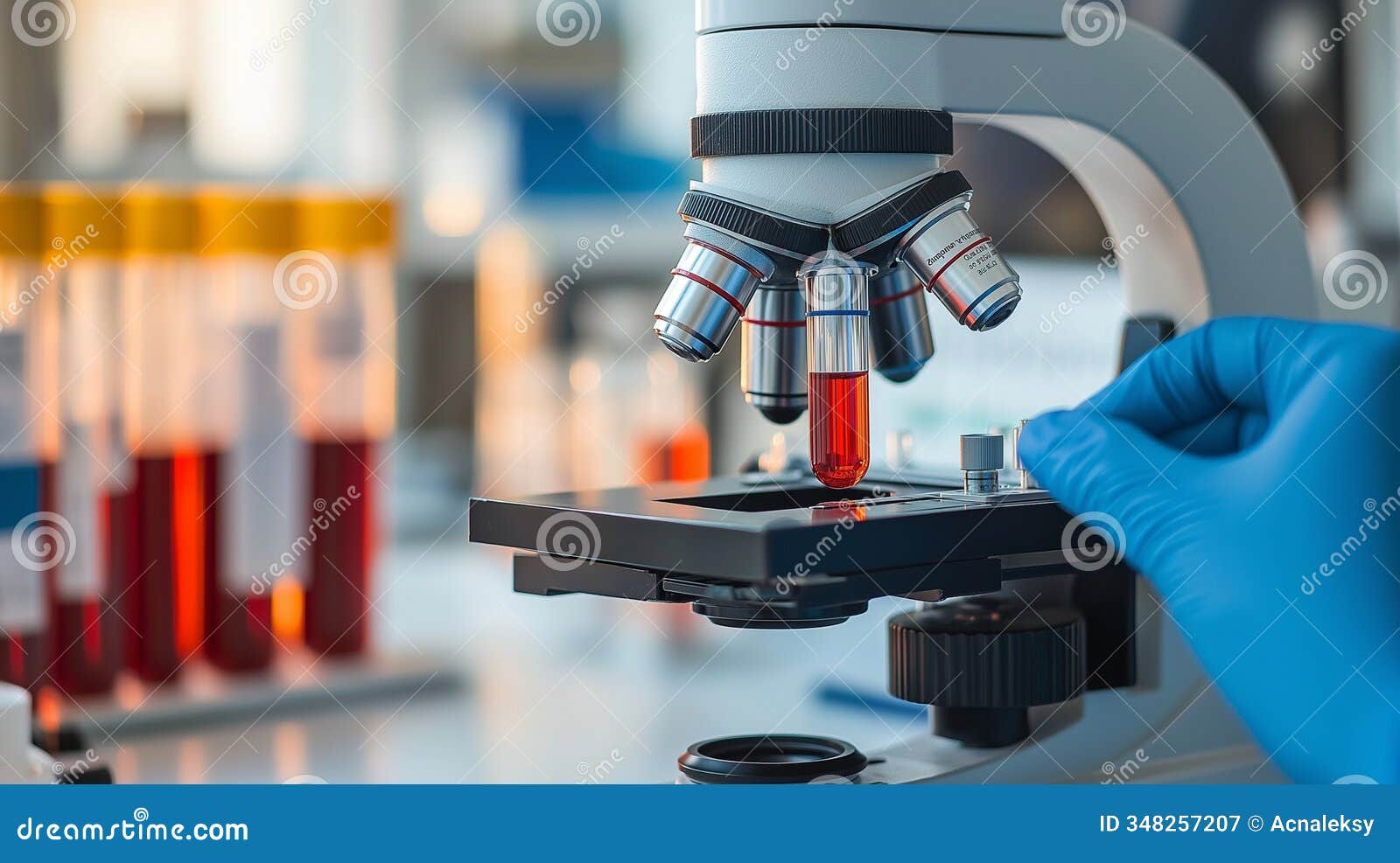 Researchers in a Laboratory Investigating Infectious Diseases, Using a ...