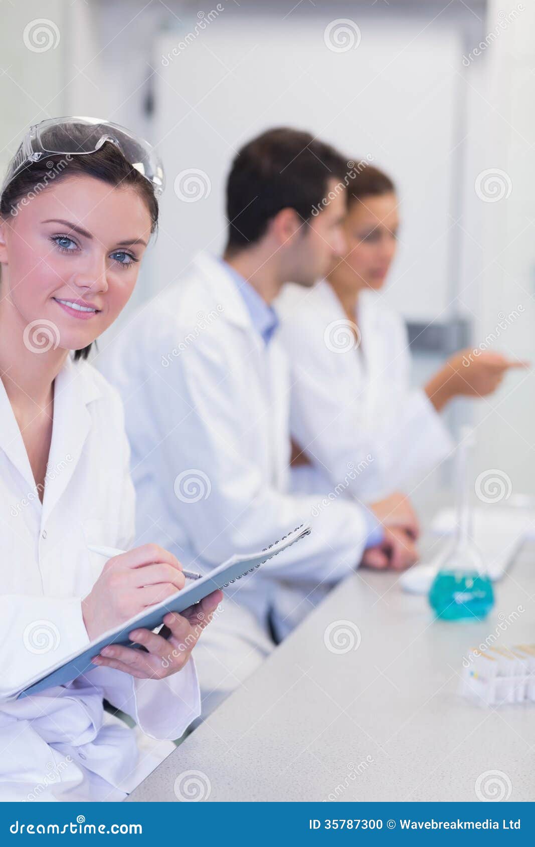 Researchers Working on Experiments in the Laboratory Stock Photo ...
