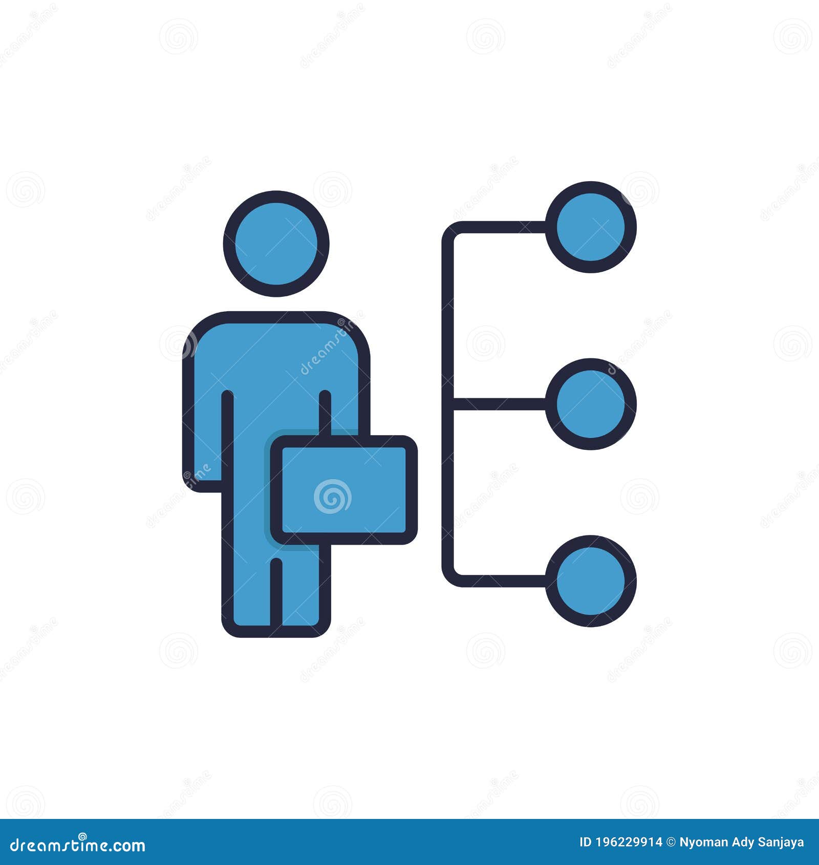 Reseller Vector Icon Symbol Isolated On White Background ...