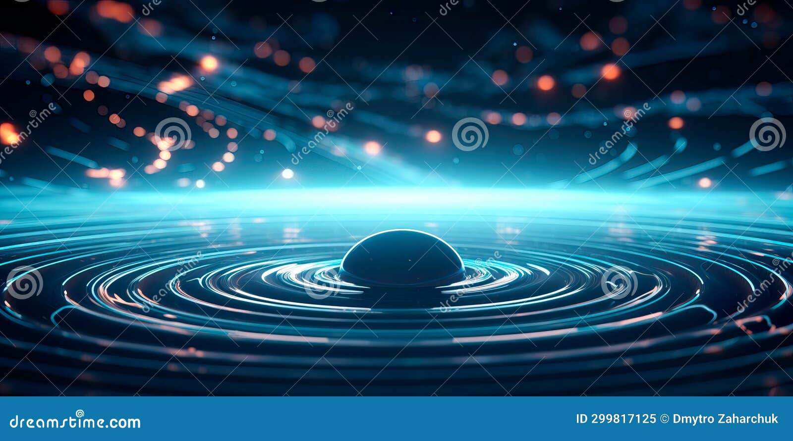 Resembling Ripples in Water, with Concentric Circles Expanding Outward ...