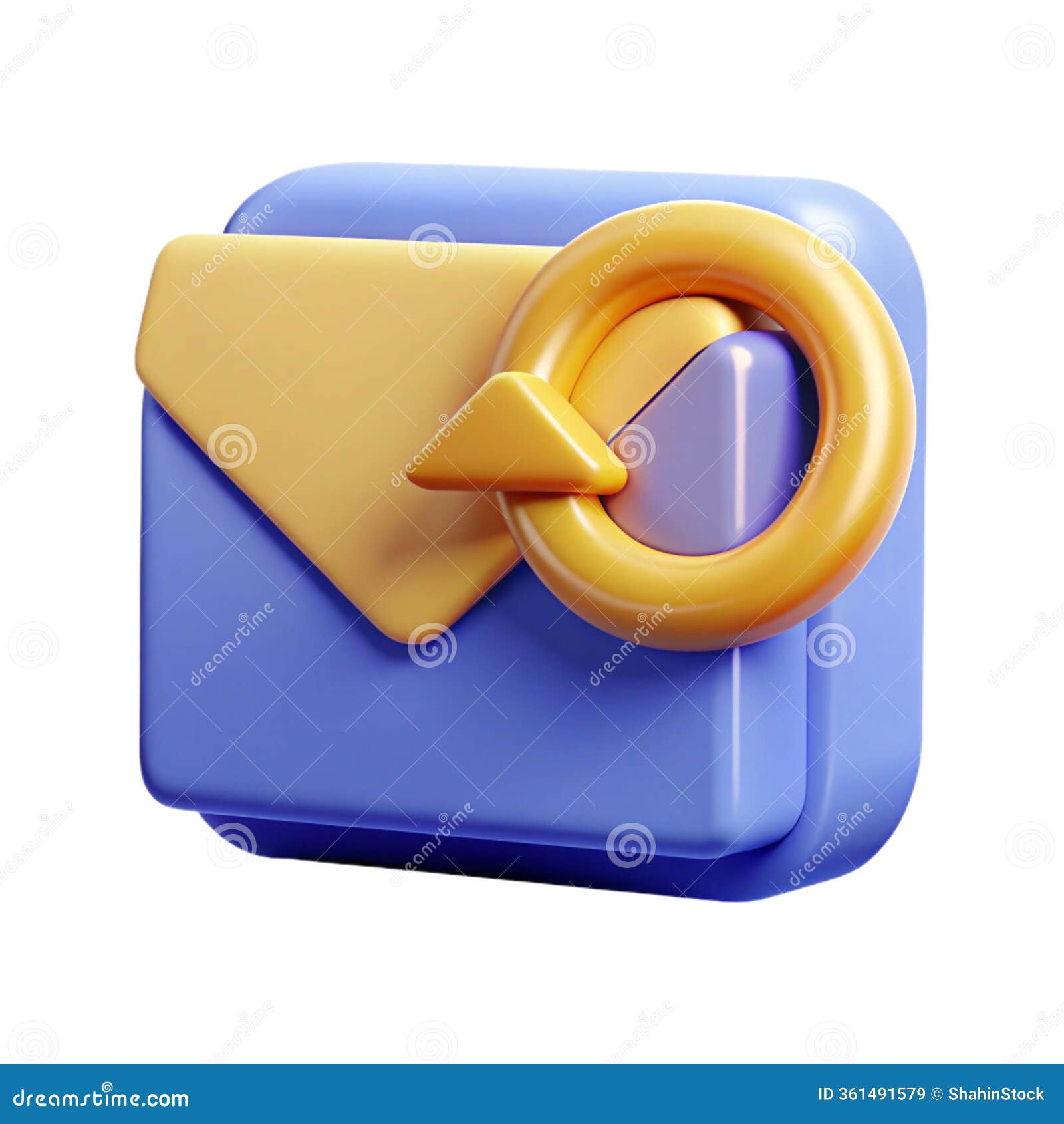 Resend Email 3D Icon for Efficient and Quick Message Delivery in ...