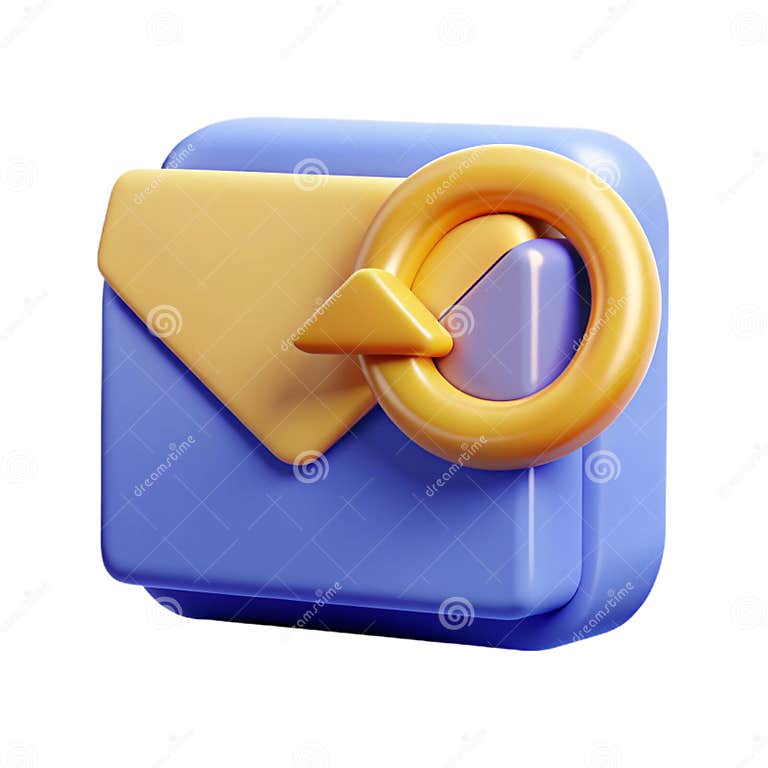 Resend Email 3D Icon for Efficient and Quick Message Delivery in ...