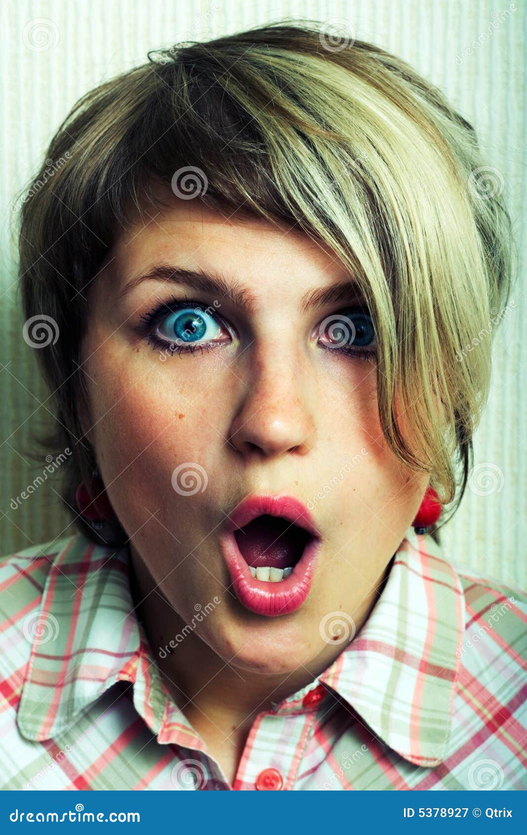 Resentment. stock image. Image of close, human, face, curiosity - 5378927