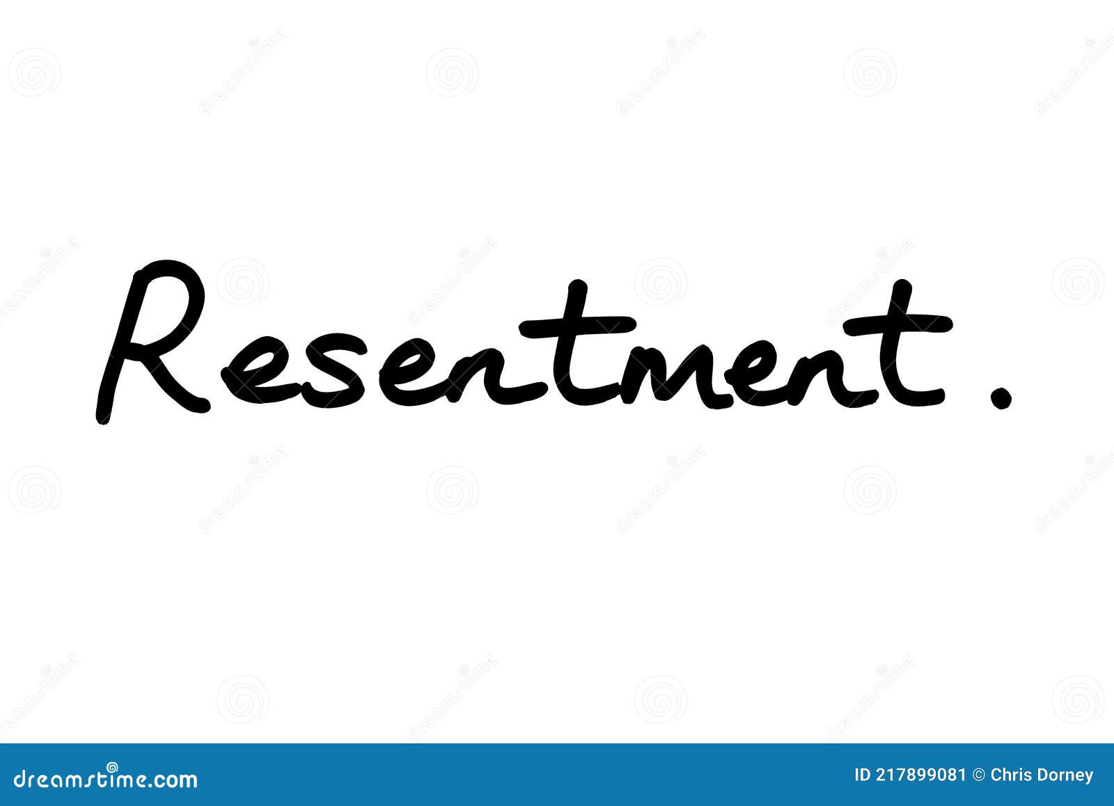 Resentment Word