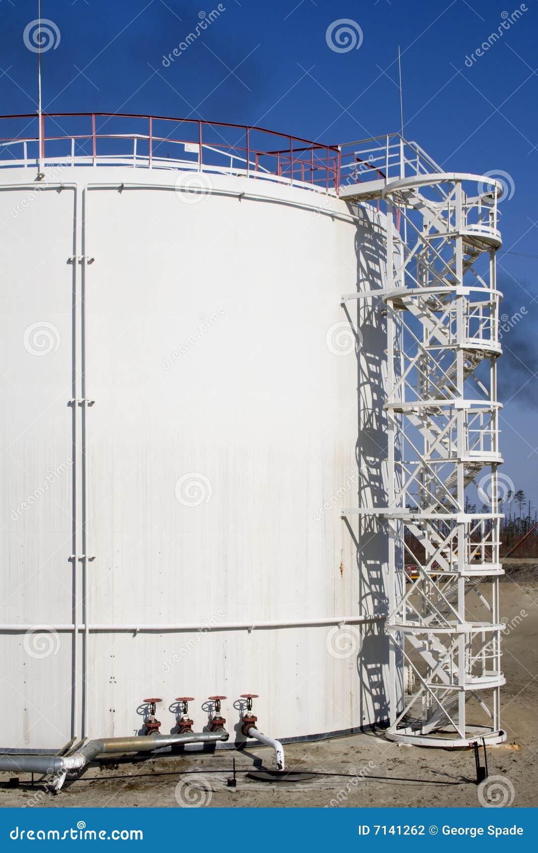 Reseroir stock photo. Image of construction, refinery - 7141262
