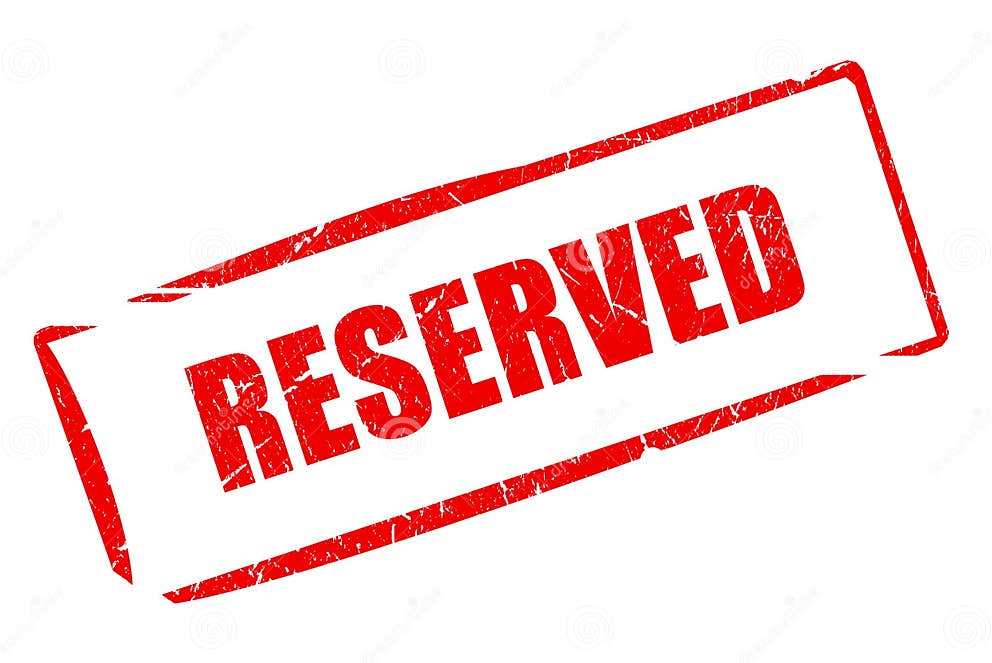 Reservado stock de ilustración. Ilustración de reservado - 28048869
