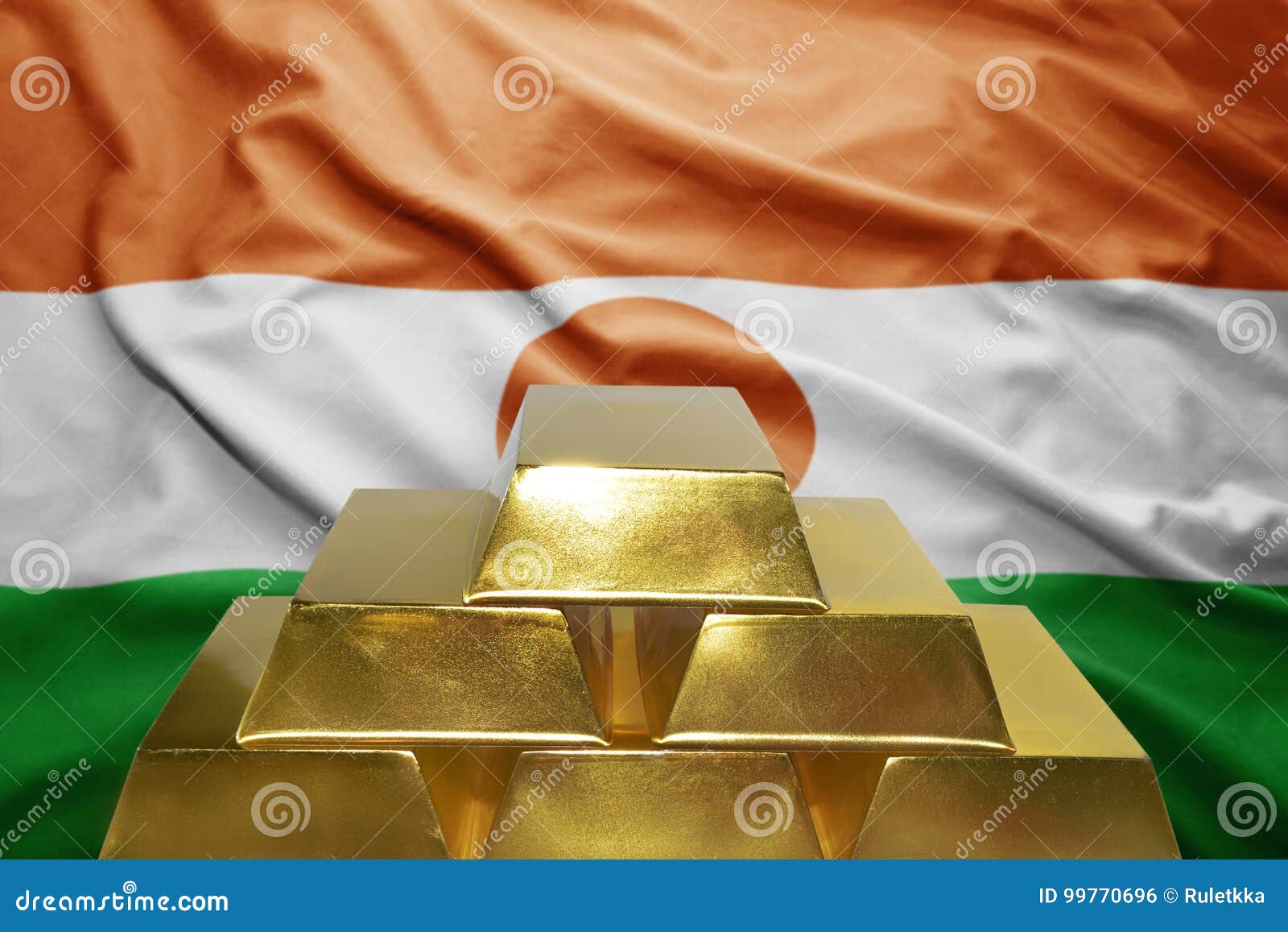 Reservas de oro de Niger foto de archivo. Imagen de capital - 99770696