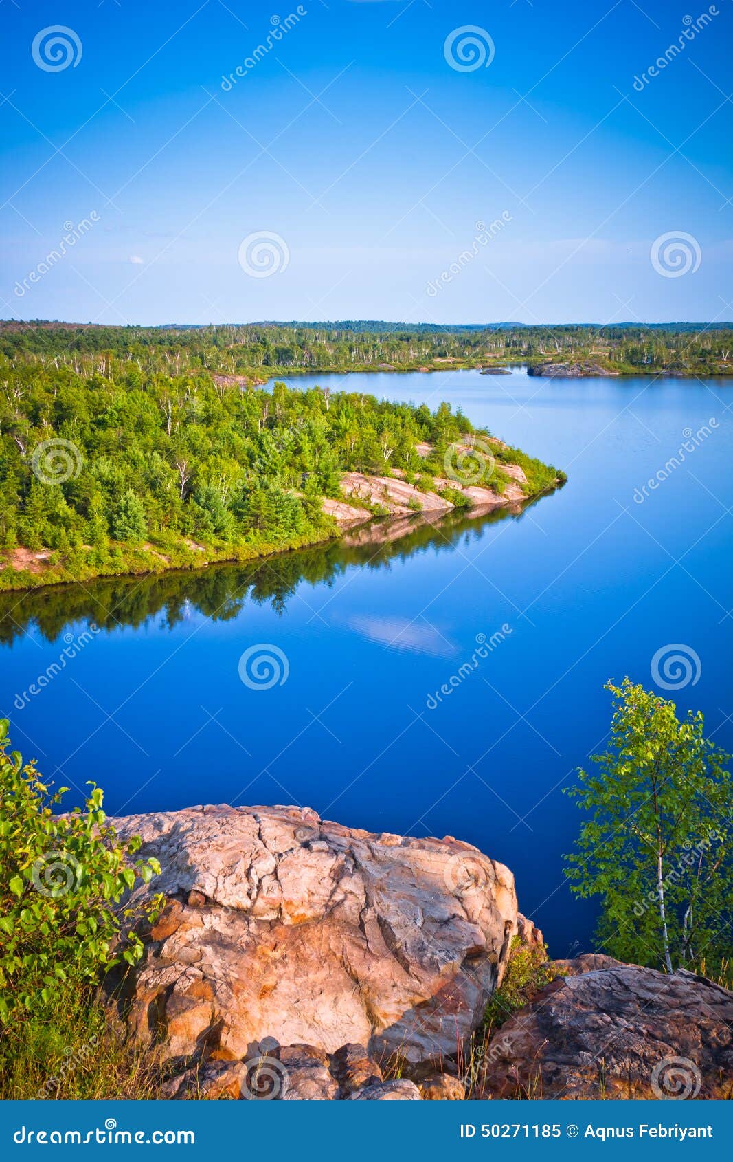 Reservation Area in Canada stock image. Image of boat - 50271185