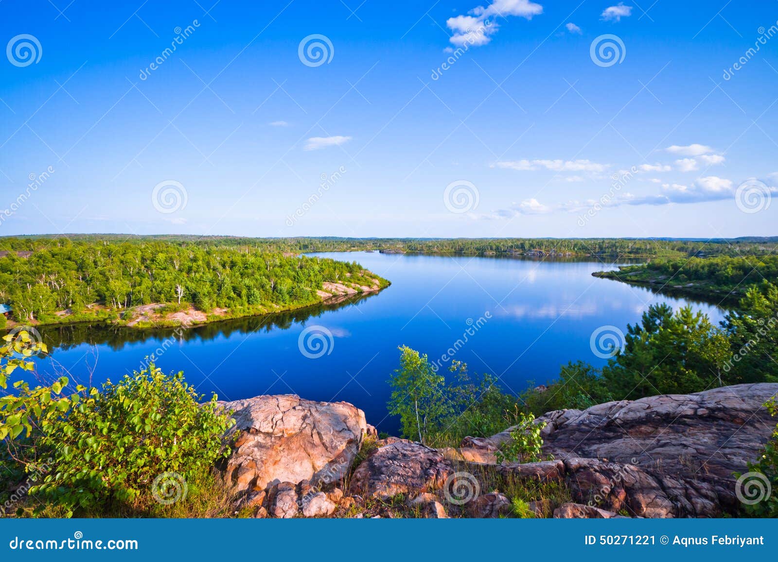 Reservation Area in Canada stock image. Image of water - 50271221