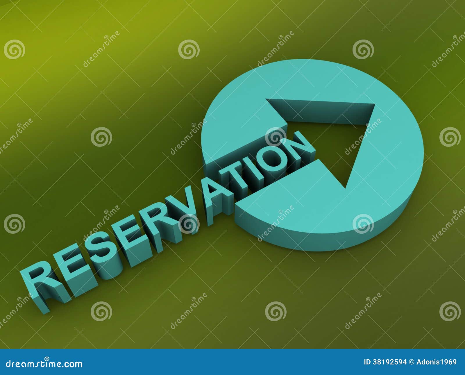 Reservation Button with Arrow Stock Illustration - Illustration of ...