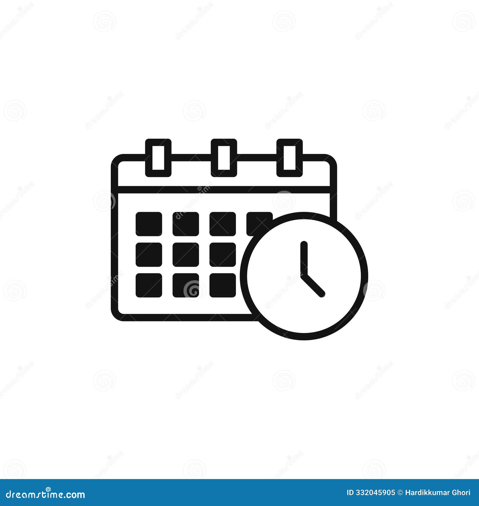 Reservation Icon Symbol on White Background Stock Vector - Illustration ...