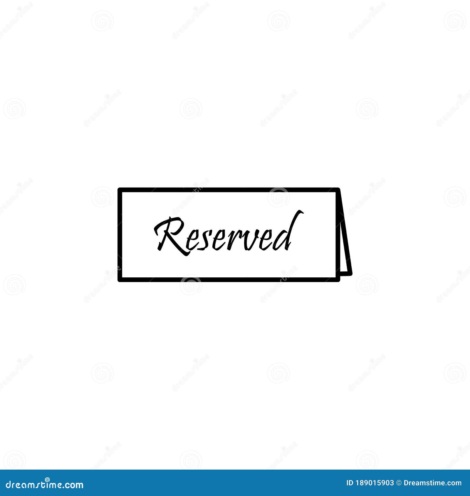 Reservation Sign Outline Icon. Element of Kitchen Tools Icon for Mobile ...