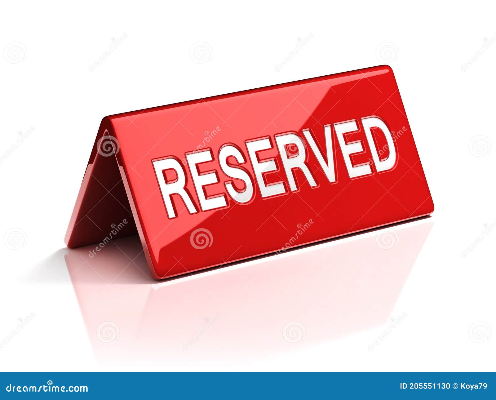 Reservation Sign on White Background Stock Illustration - Illustration ...