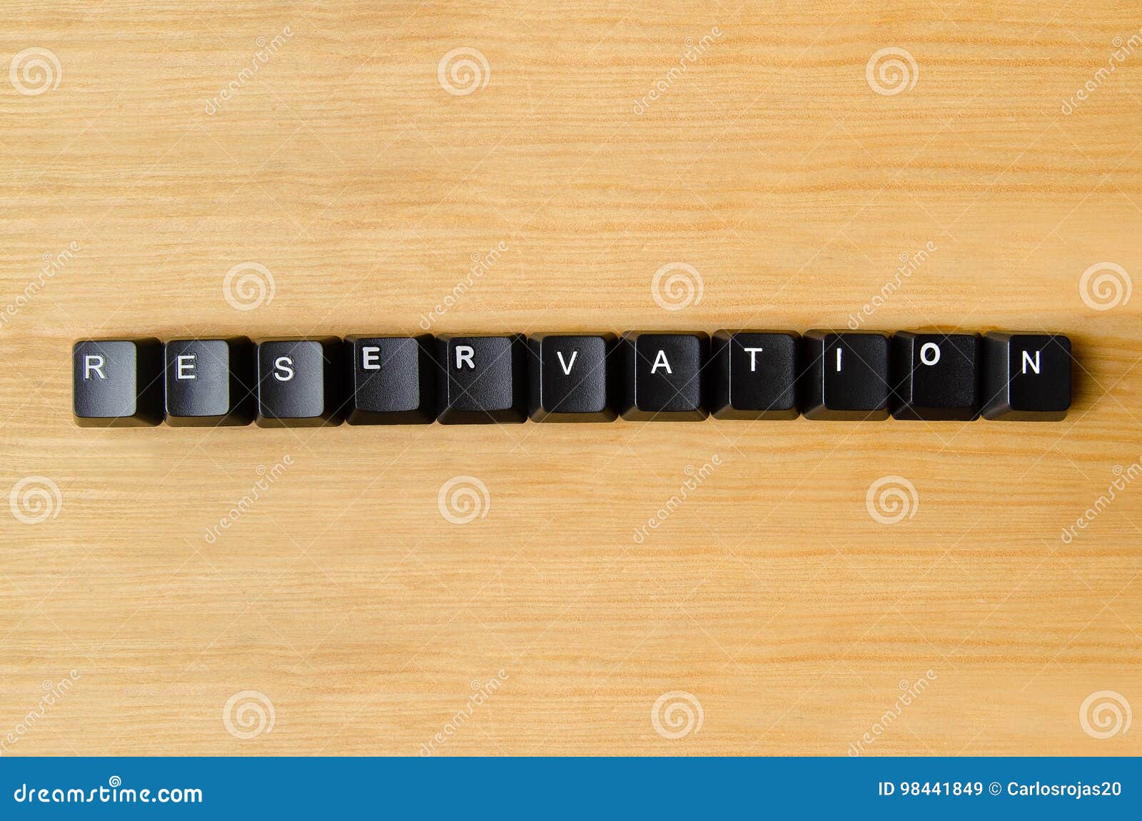 Reservation word stock image. Image of typo, background - 98441849