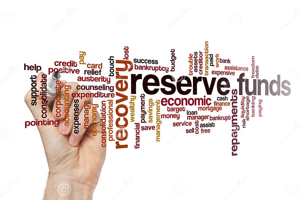 Reserve Funds Word Cloud Concept Stock Illustration - Illustration of ...