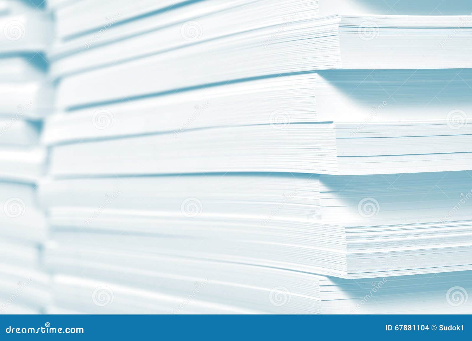 Reserve of Paper in Printing House Stock Photo - Image of business ...
