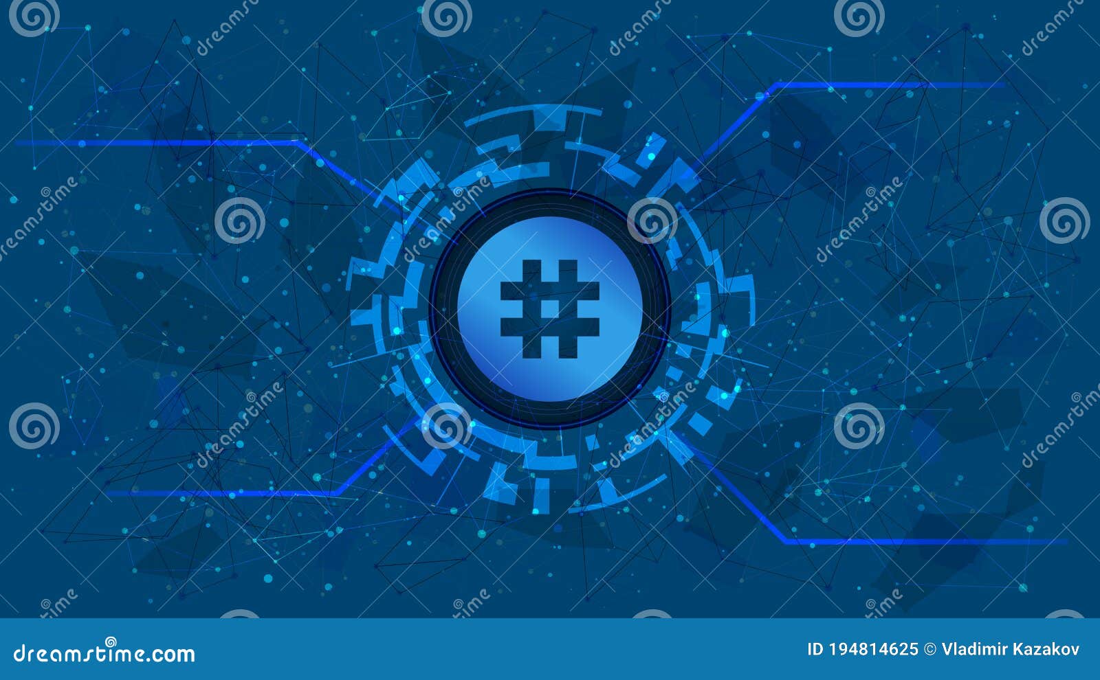 Reserve Rights Token RSR Token Symbol of the DeFi Project in a Digital ...