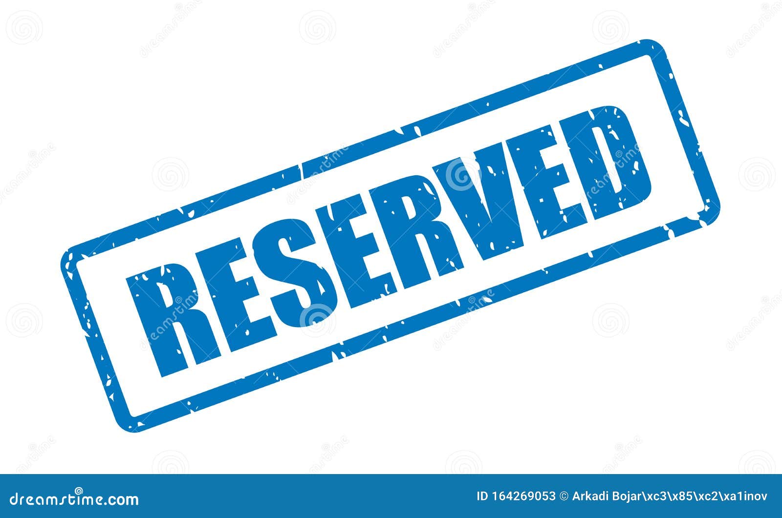 Reserved ink stamp stock vector. Illustration of available - 164269053