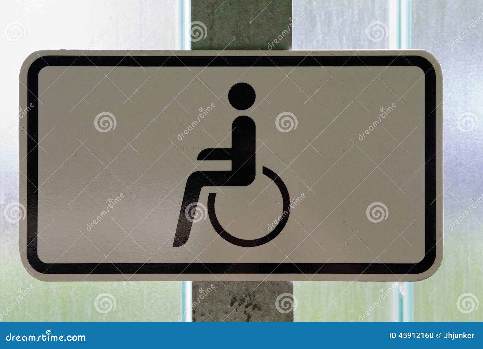 Reserved for disabled stock photo. Image of note, regulations - 45912160