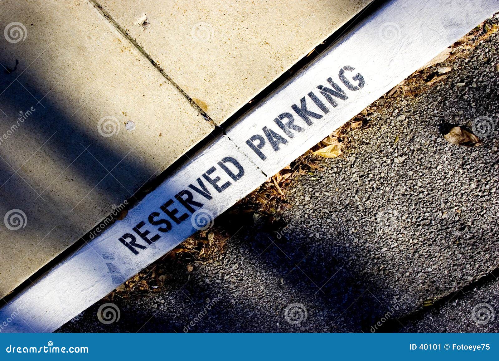 Reserved parking stock image. Image of personal, parking - 40101