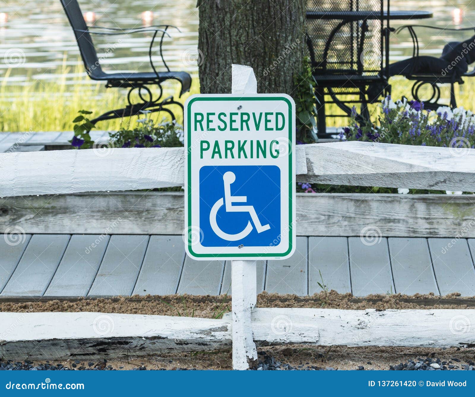 Reserved Parking for Handicapped Sign Stock Photo - Image of chair ...