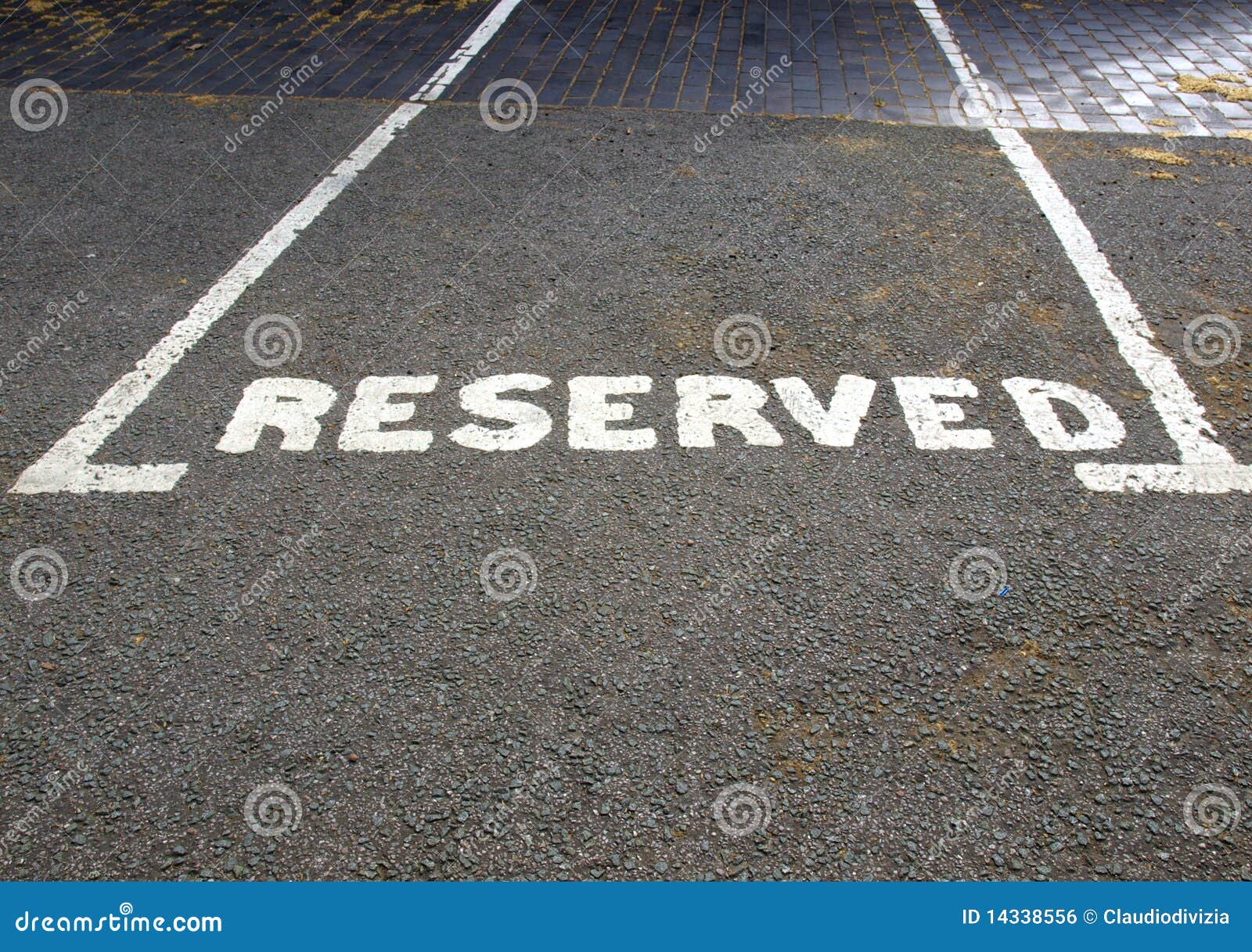 Reserved parking sign stock photo. Image of public, area - 14338556