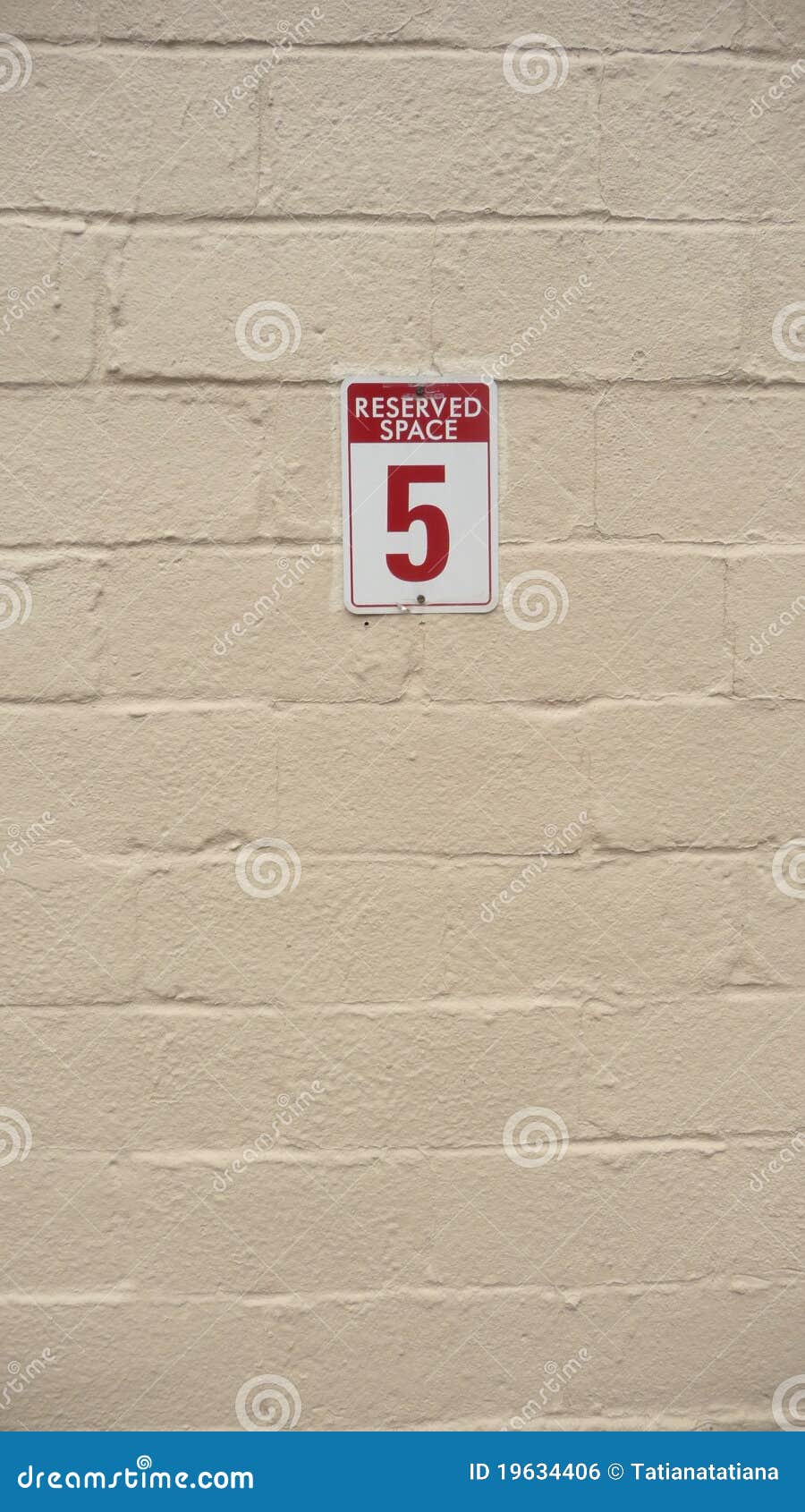 Reserved parking spot stock photo. Image of spot, parking - 19634406