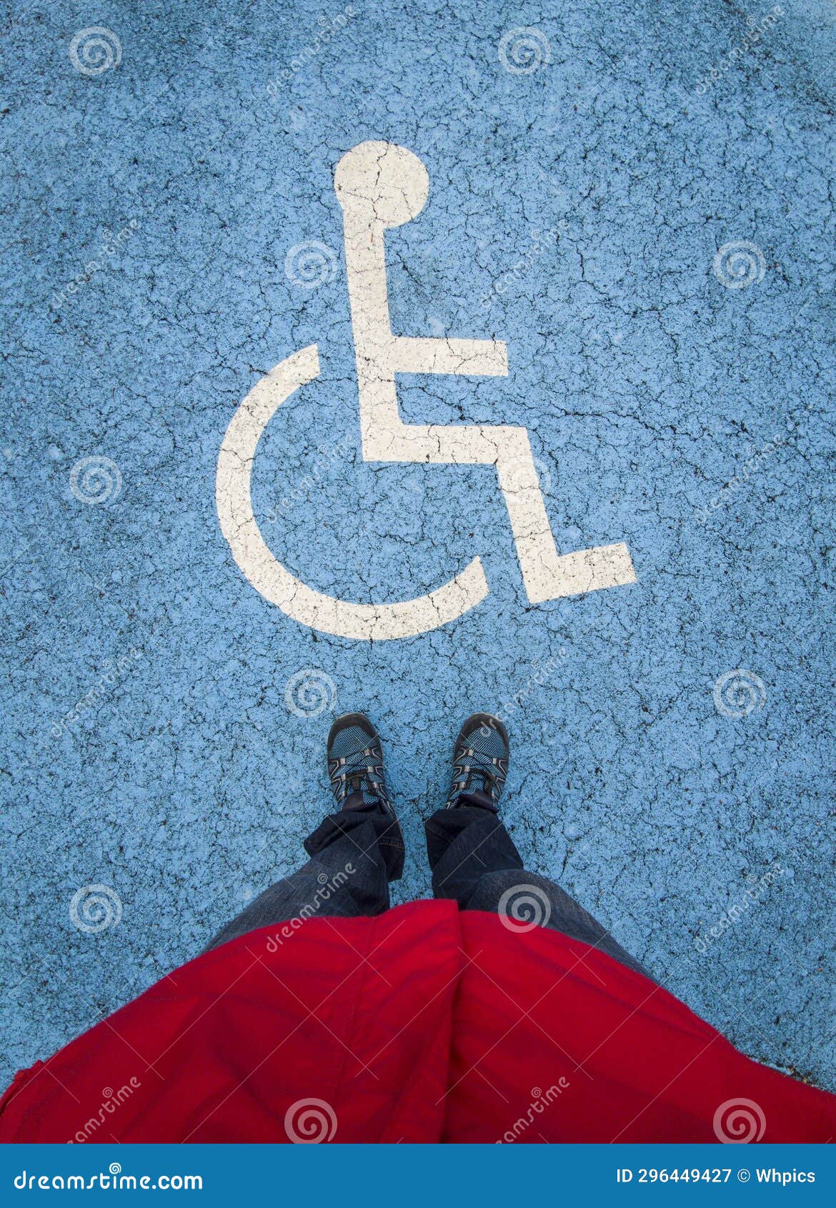 Reserved Parking for Vehicles of People with Disabilities Stock Image ...