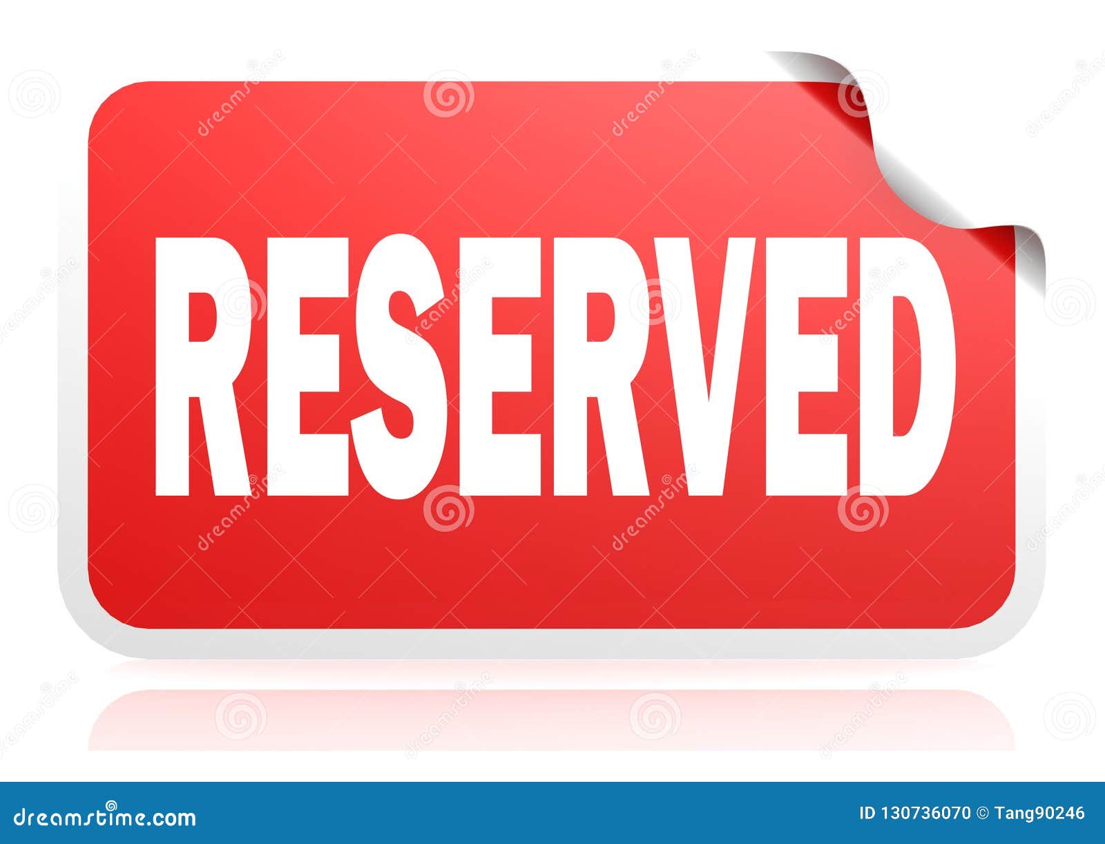 Reserved red square banner stock illustration. Illustration of card ...