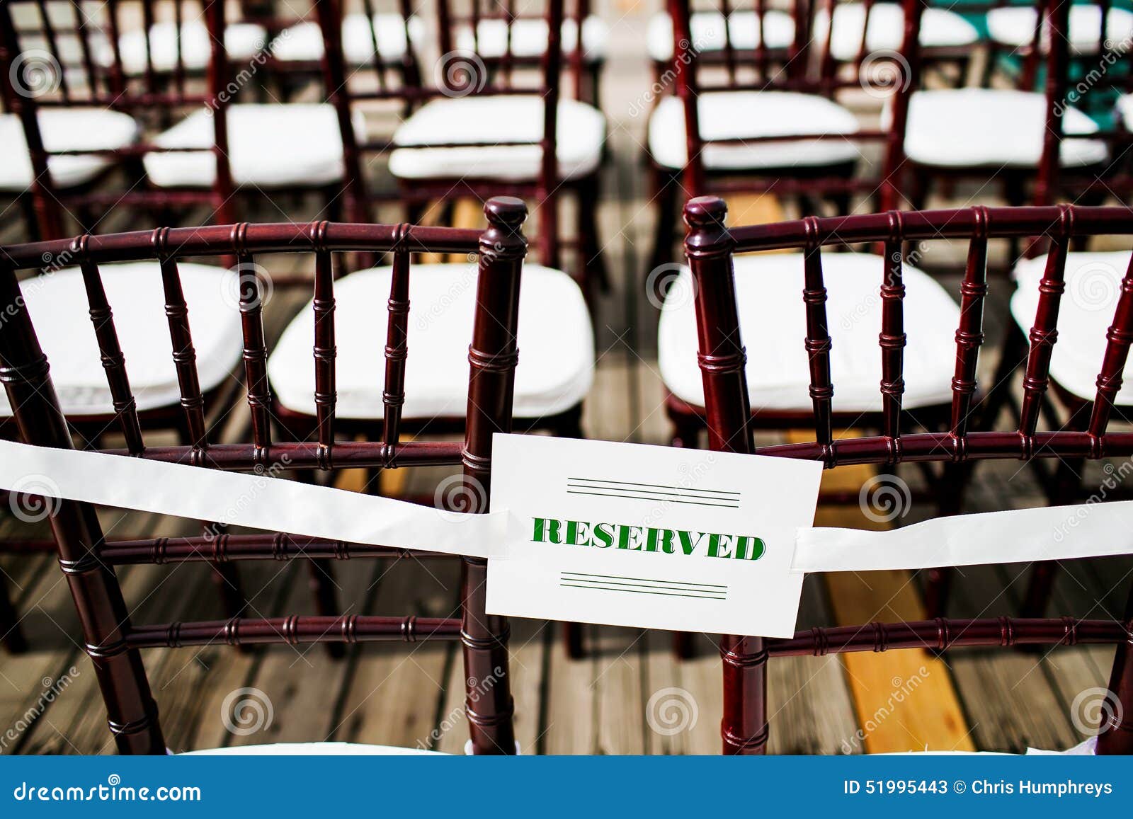 Reserved sign with seats stock image. Image of decor - 51995443