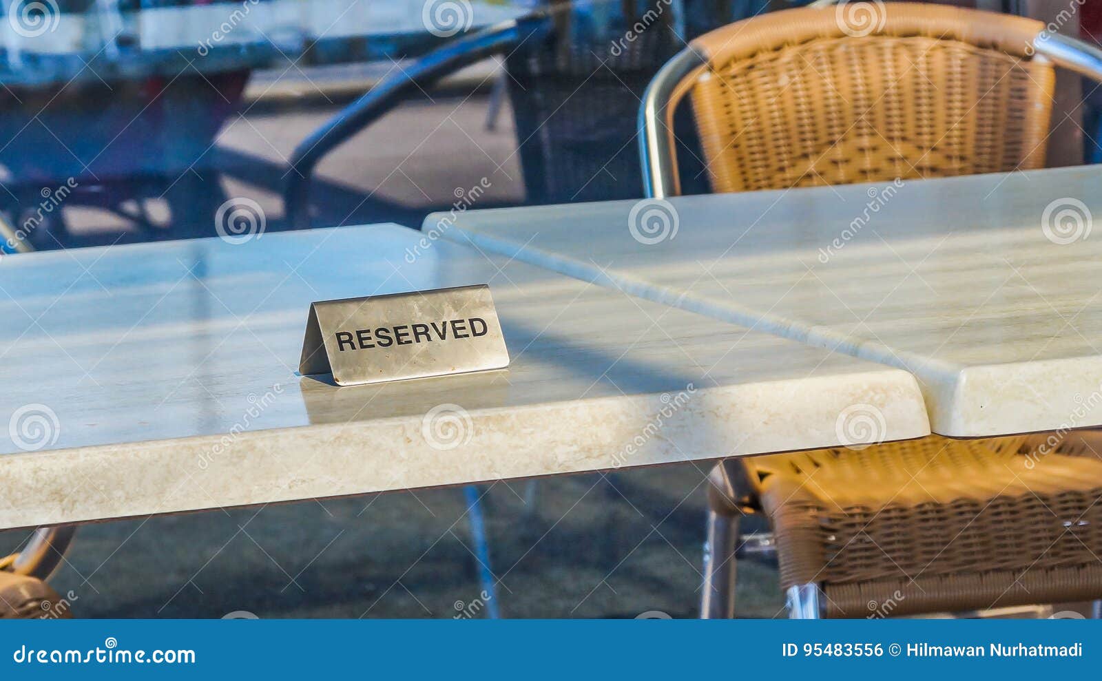 Reserved stock photo. Image of culinary, reserved, customer - 95483556