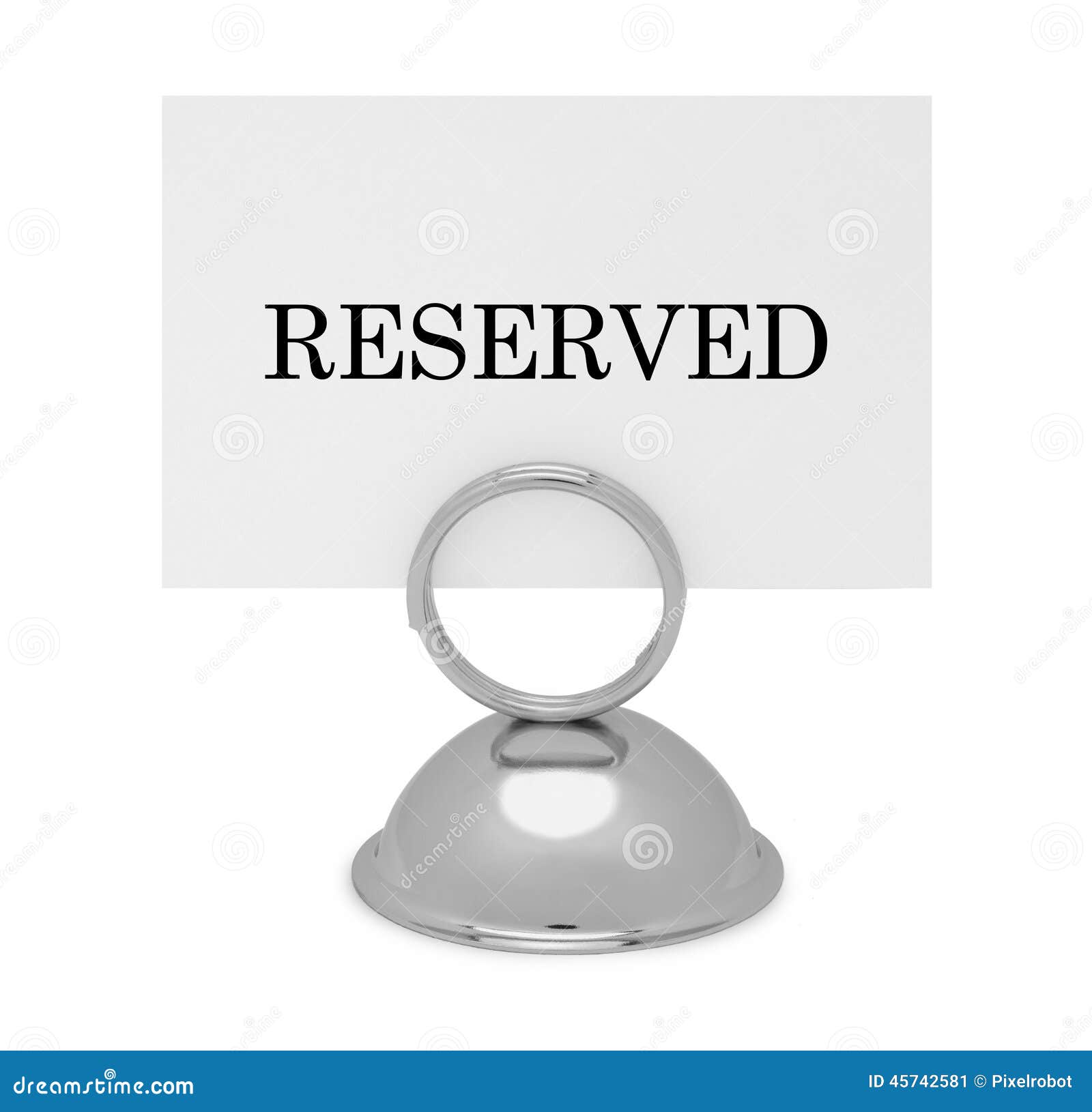 Reserved Sign Royalty-Free Stock Photo | CartoonDealer.com #45742581