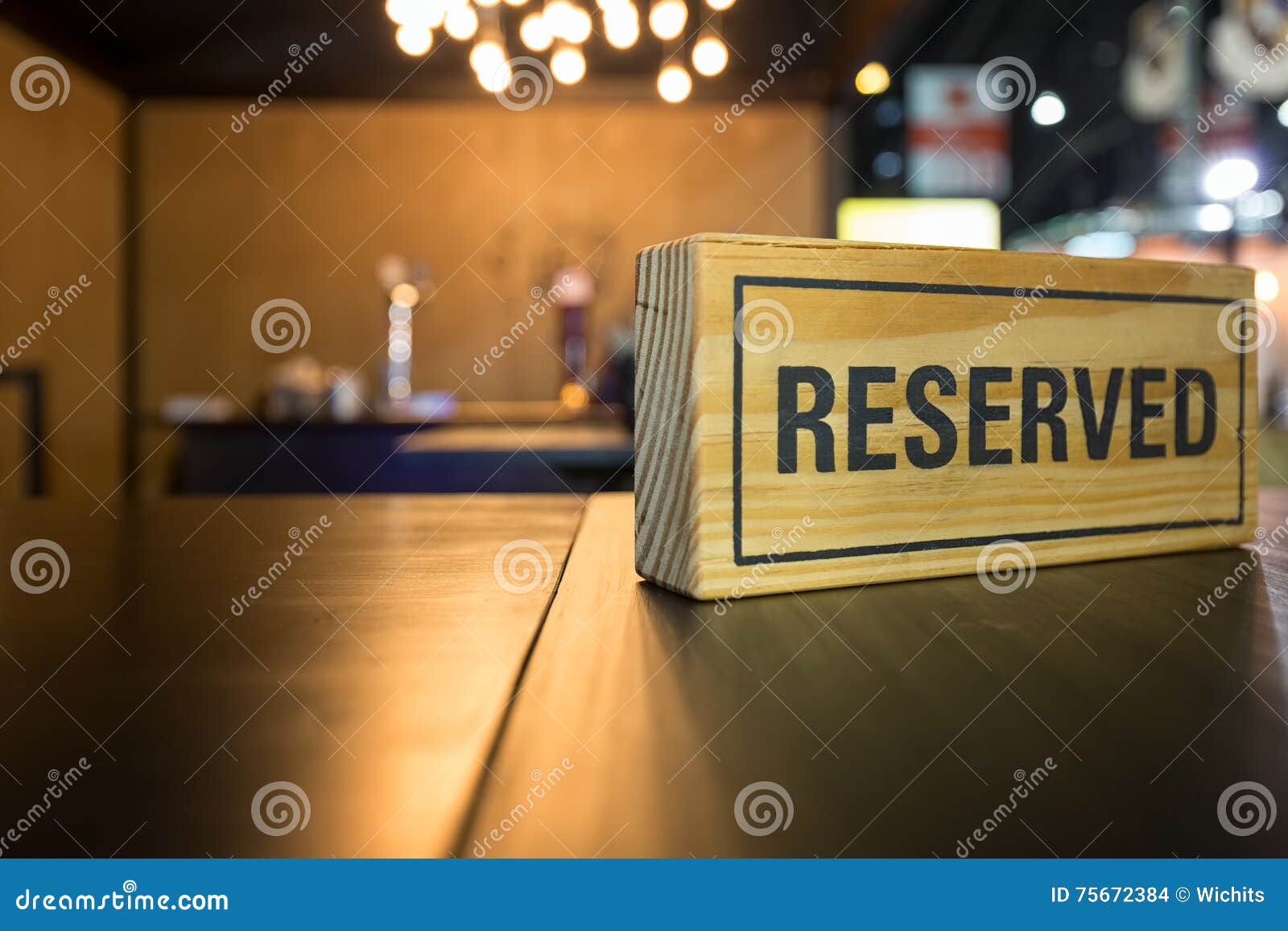 Reserved sign stock photo. Image of party, dinner, drink - 75672384