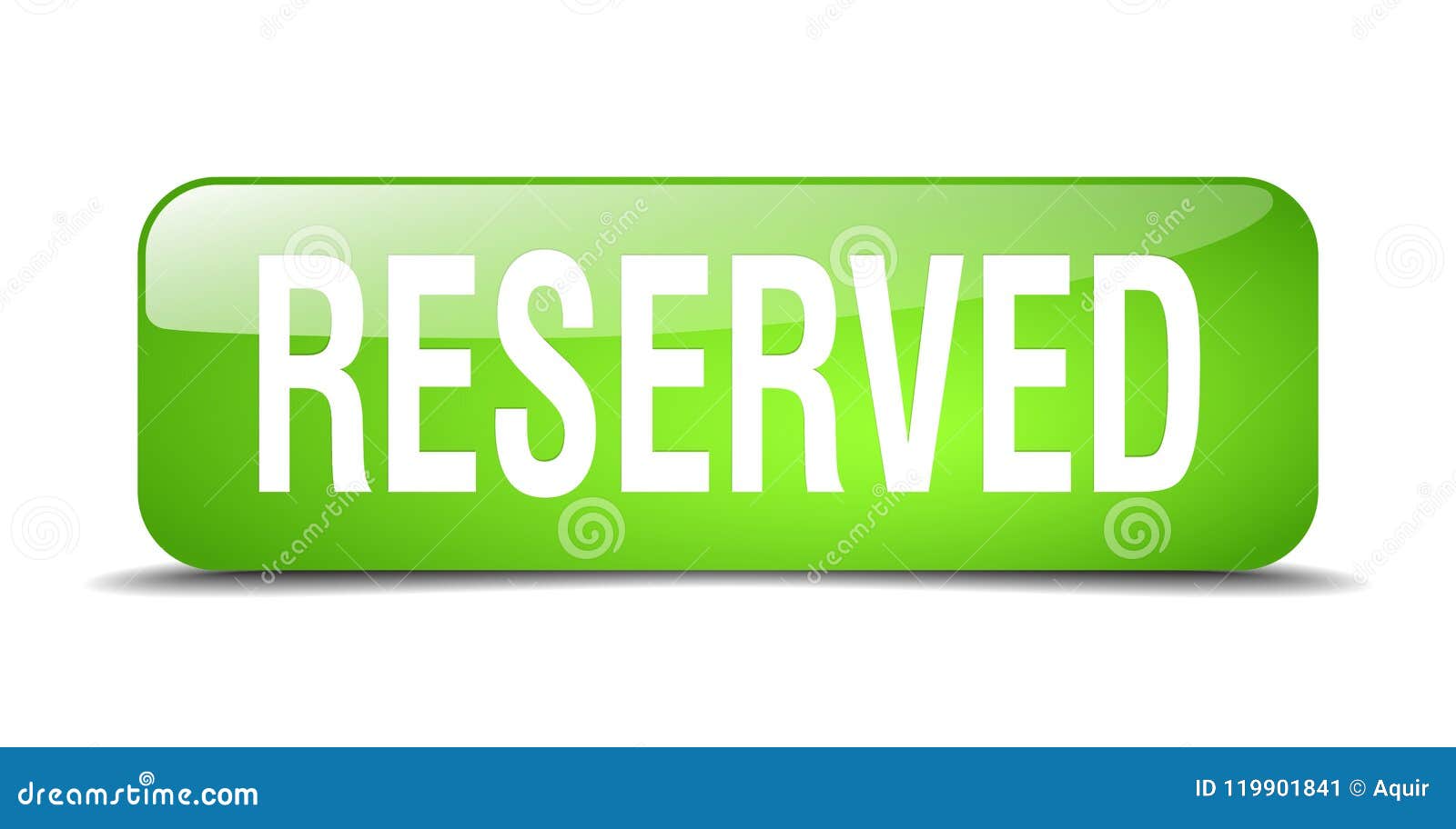 Reserved button stock vector. Illustration of button - 119901841