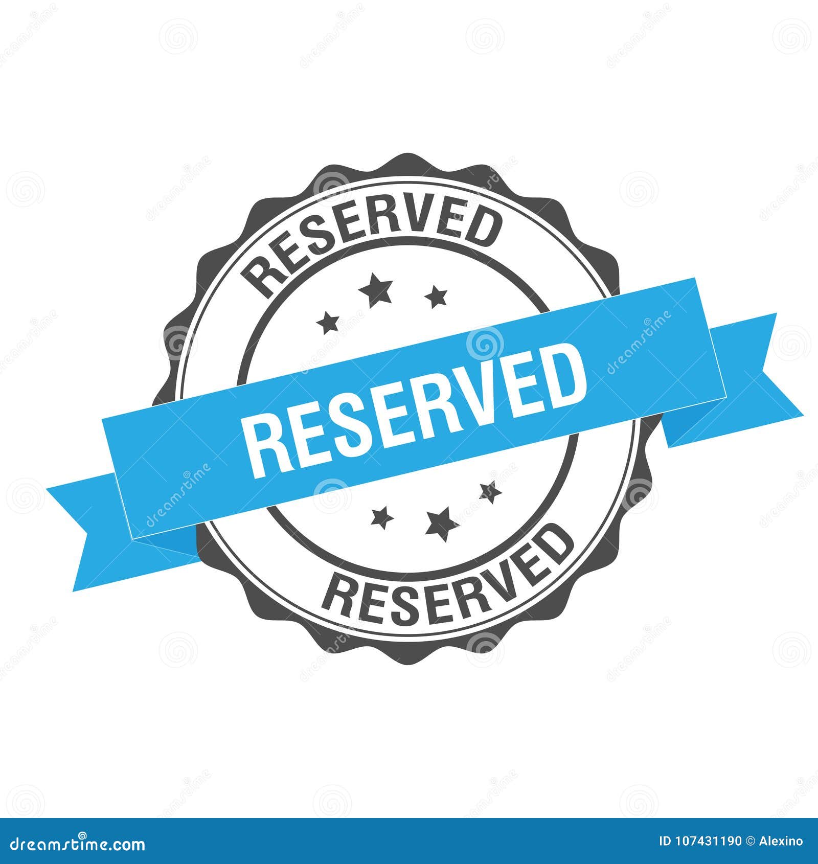 Reserved Stamp Illustration Stock Vector - Illustration of reserved ...