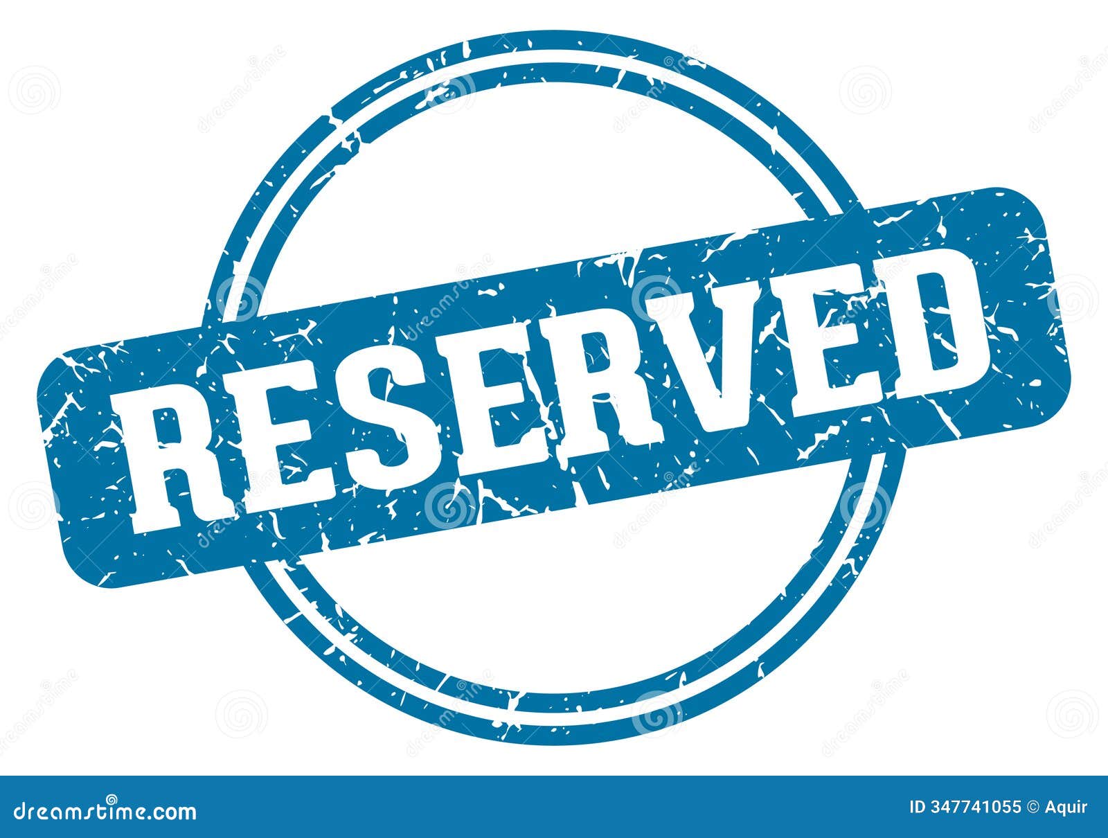 Reserved stamp stock illustration. Illustration of textured - 347741055