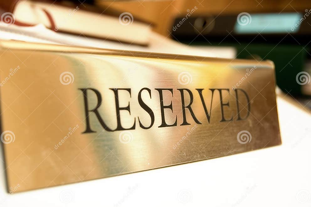 Reserved title stock photo. Image of text, planning, reserved - 1553940