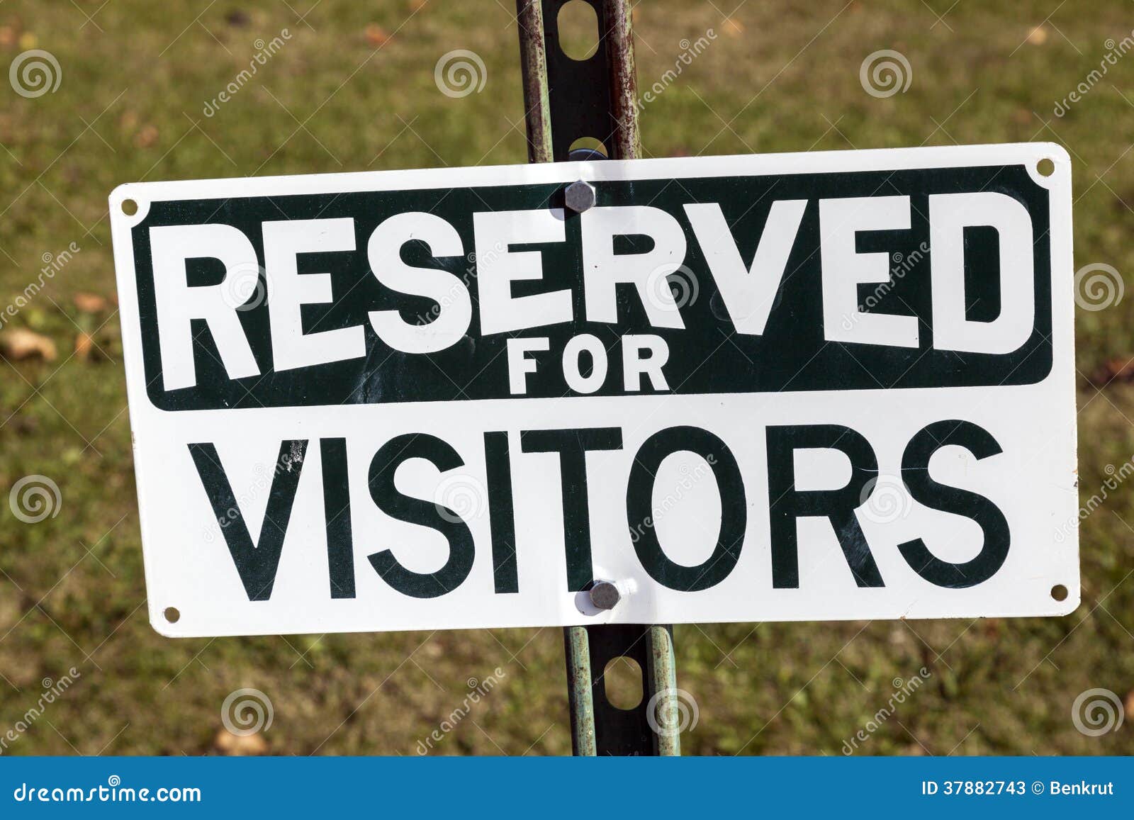 Reserved for visitors stock image. Image of warning, states - 37882743