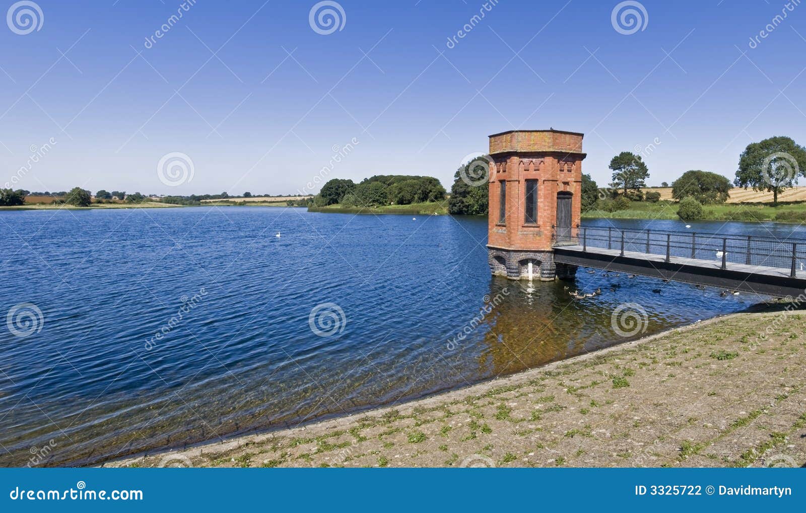 Reservoir stock photo. Image of scenic, england, midlands - 3325722