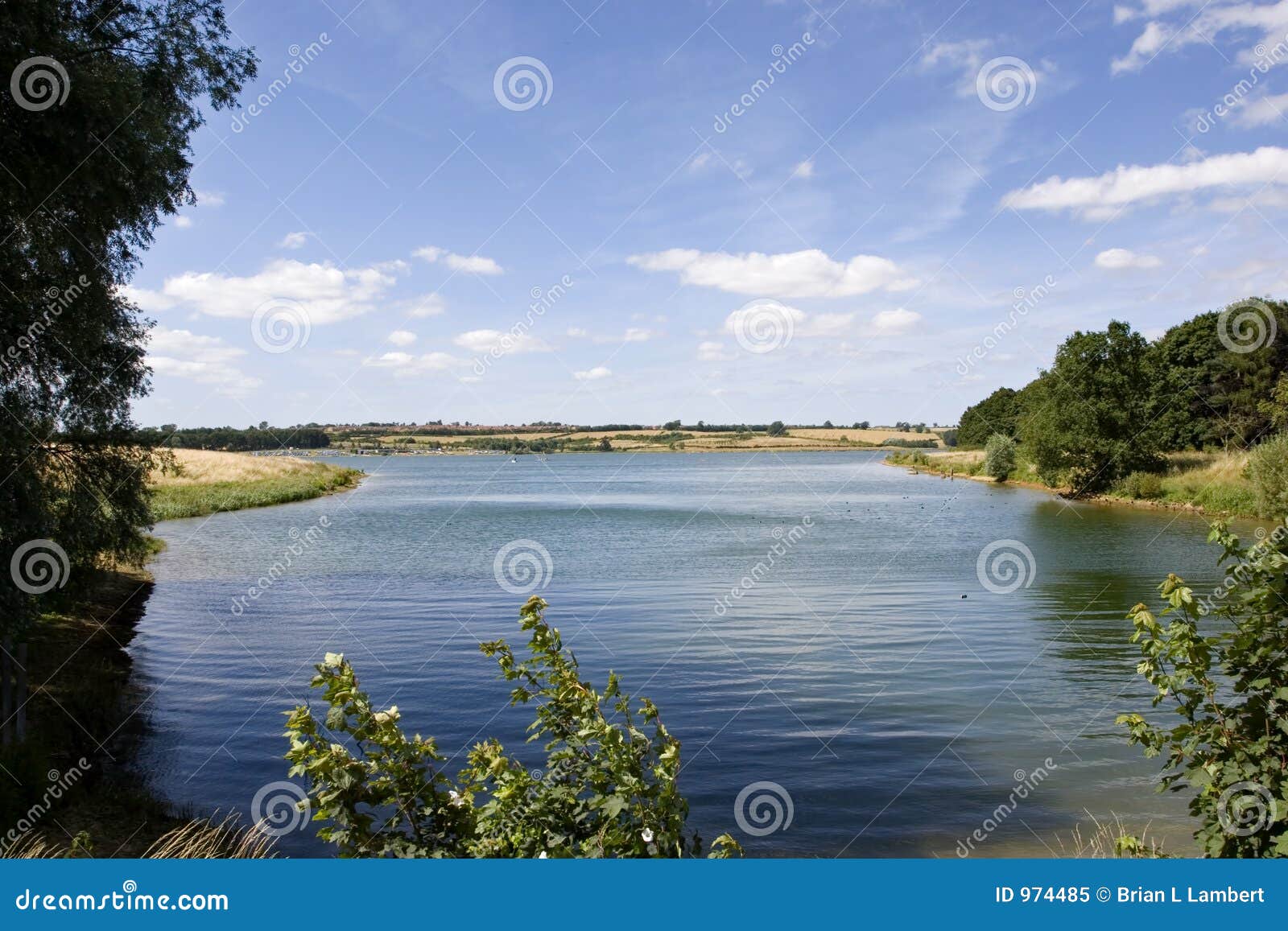 Reservoir stock image. Image of water, countryside, background - 974485