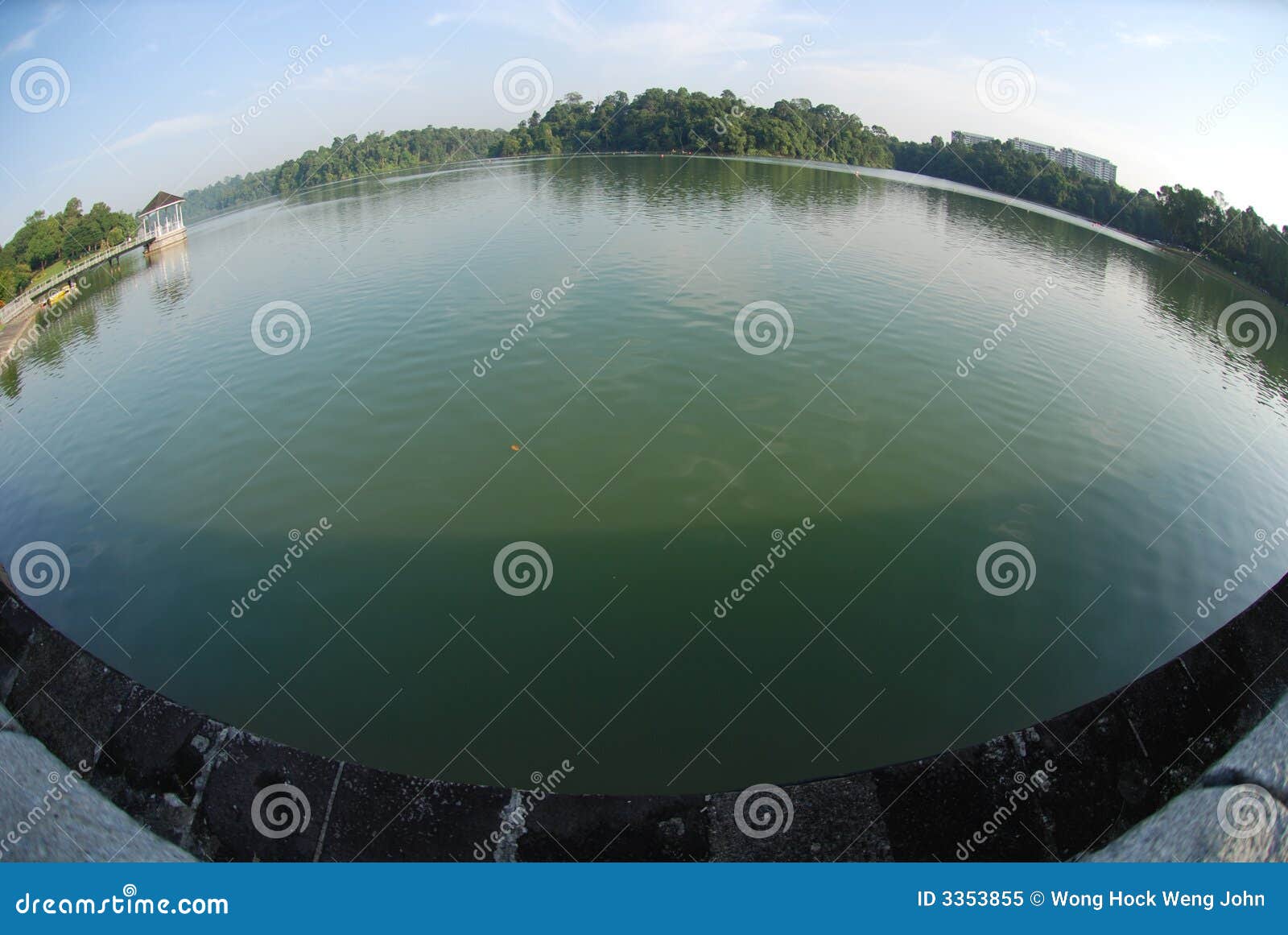 Reservoir bank and water stock image. Image of river, outdoor - 3353855