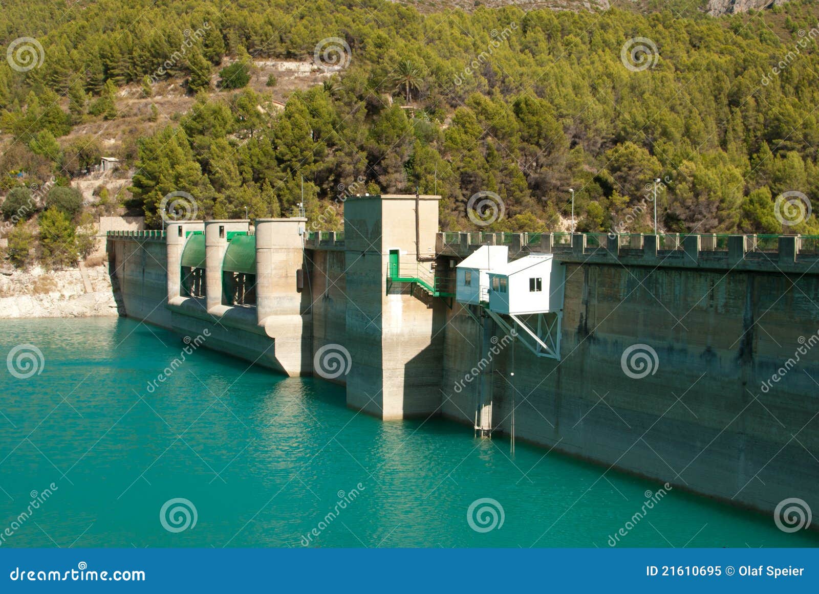 Reservoir dam stock image. Image of forest, morning, pure - 21610695